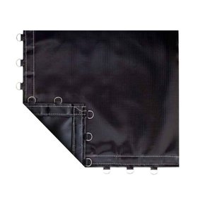 Lona de Cobertura Preta 1570x470m Locomotiva