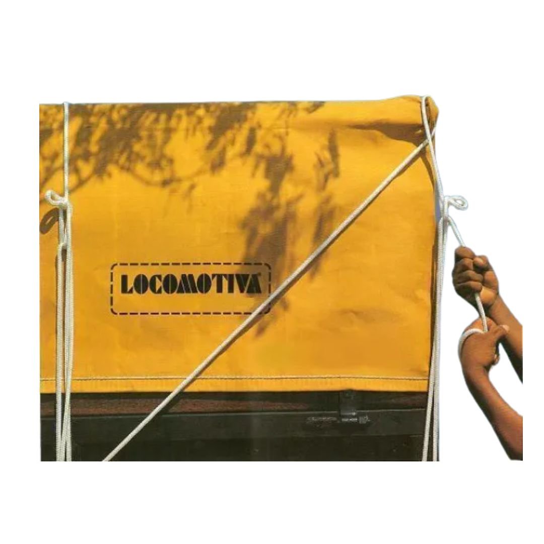 Lona de cobertura encerada 1200x800m Cor Caqui - Locomotiva